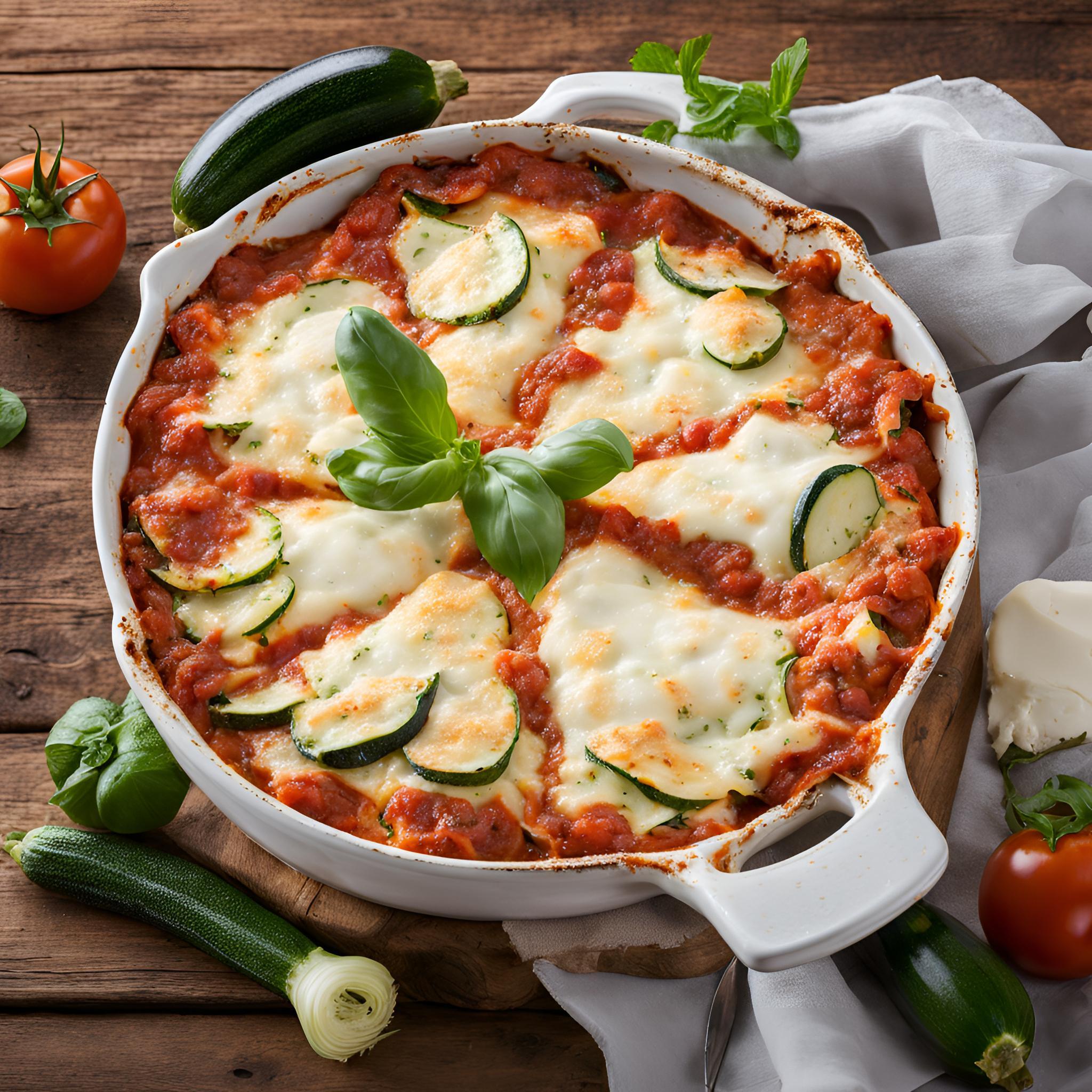 Three Cheese Zucchini Parmesan Recipe | Cheff Recipes