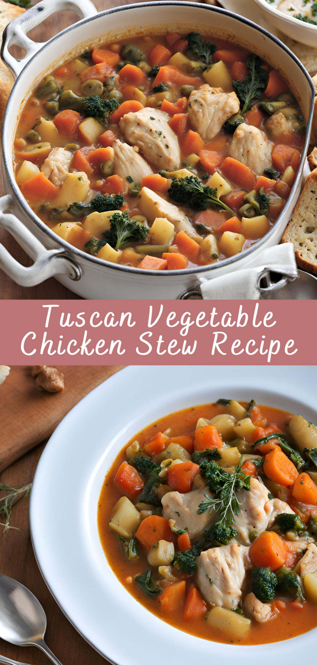Tuscan Vegetable Chicken Stew Recipe | Cheff Recipes