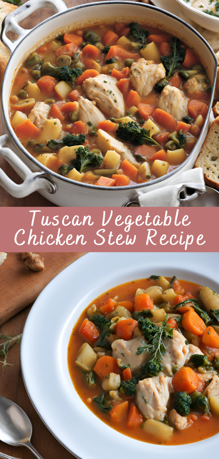 Tuscan Vegetable Chicken Stew Recipe | Cheff Recipes