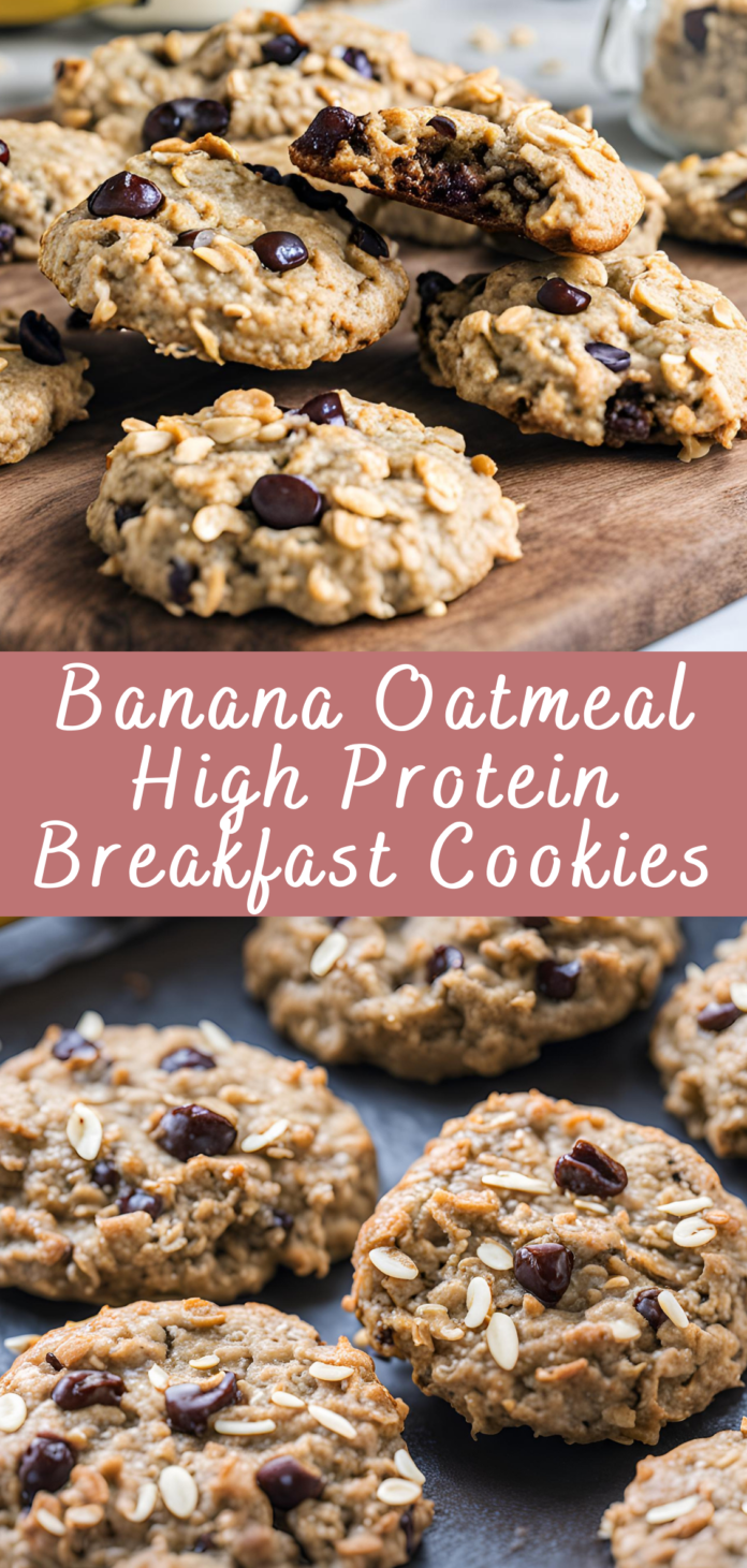 Banana Oatmeal High Protein Breakfast Cookies Recipe | Cheff Recipes