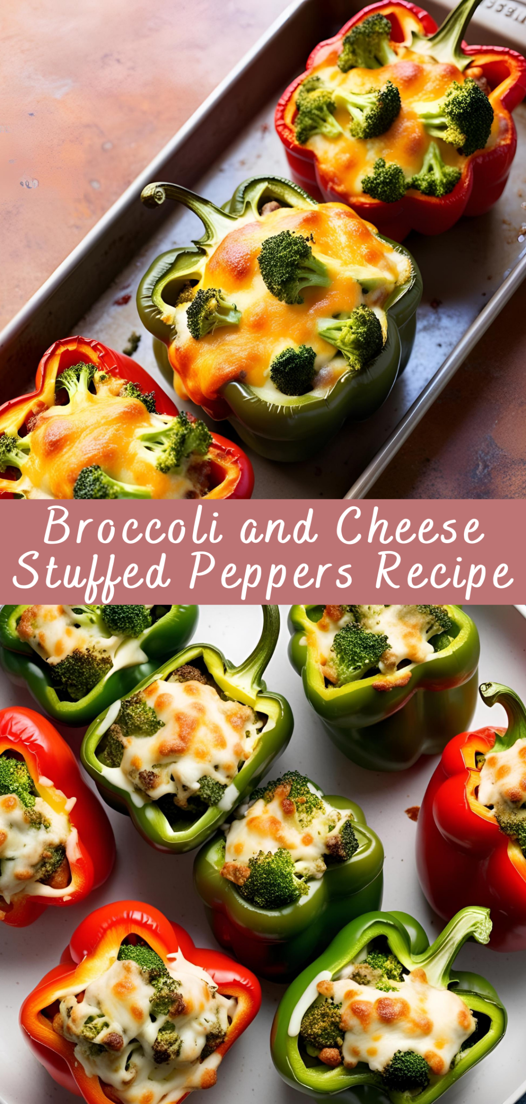 Broccoli and Cheese Stuffed Peppers Recipe | Cheff Recipes