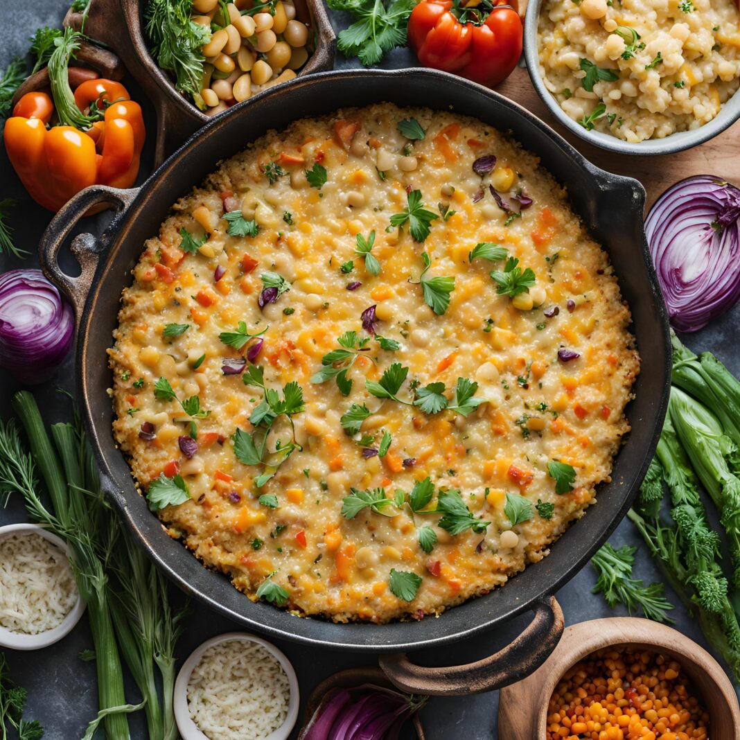 Cheesy Philly Rice Bake Recipe | Cheff Recipes