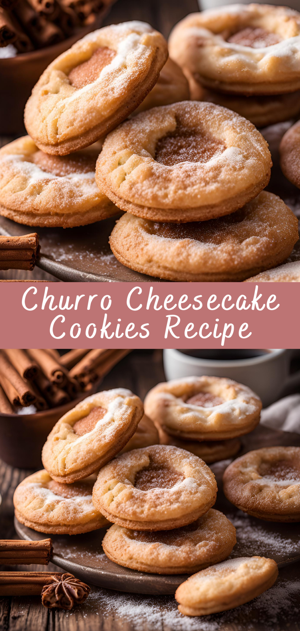 Churro Cheesecake Cookies Recipe | Cheff Recipes