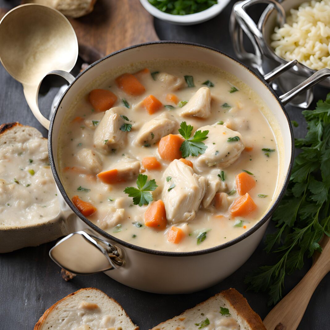 Creamy Hearty Chicken Stew Recipe | Cheff Recipes