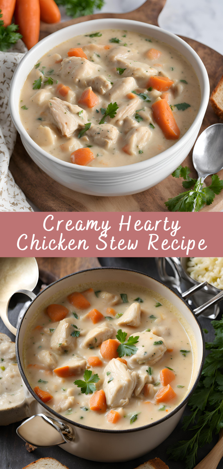 Creamy Hearty Chicken Stew Recipe | Cheff Recipes