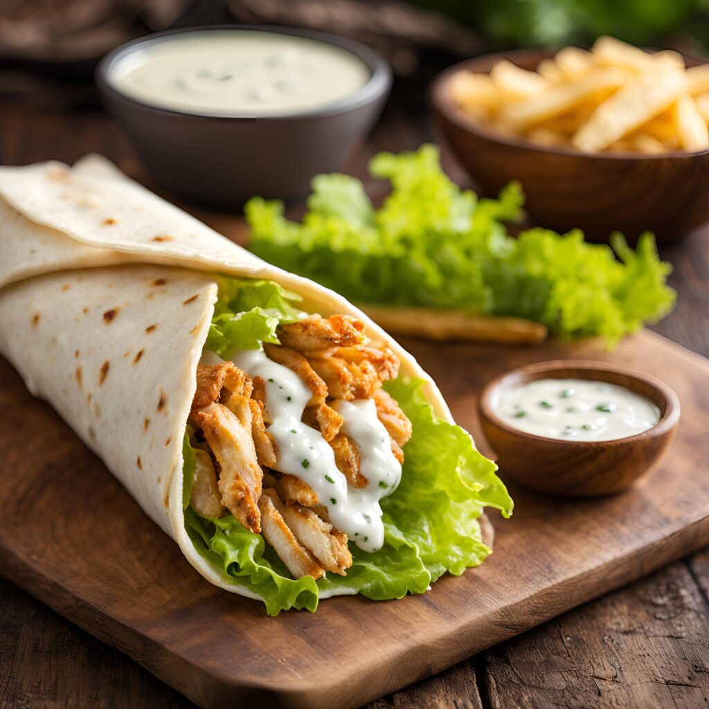 Crispy Chicken Ranch Snack Wrap Recipe | Cheff Recipes