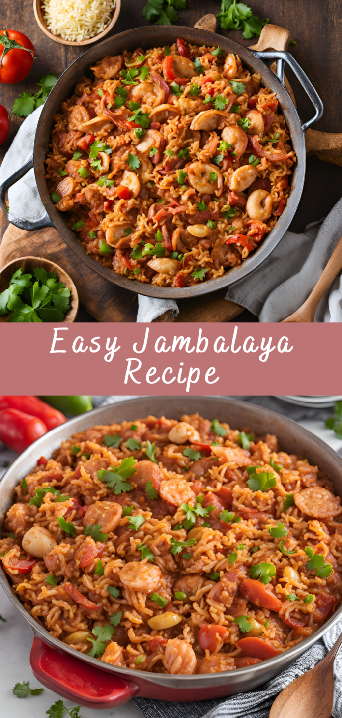 Easy Jambalaya Recipe | Cheff Recipes