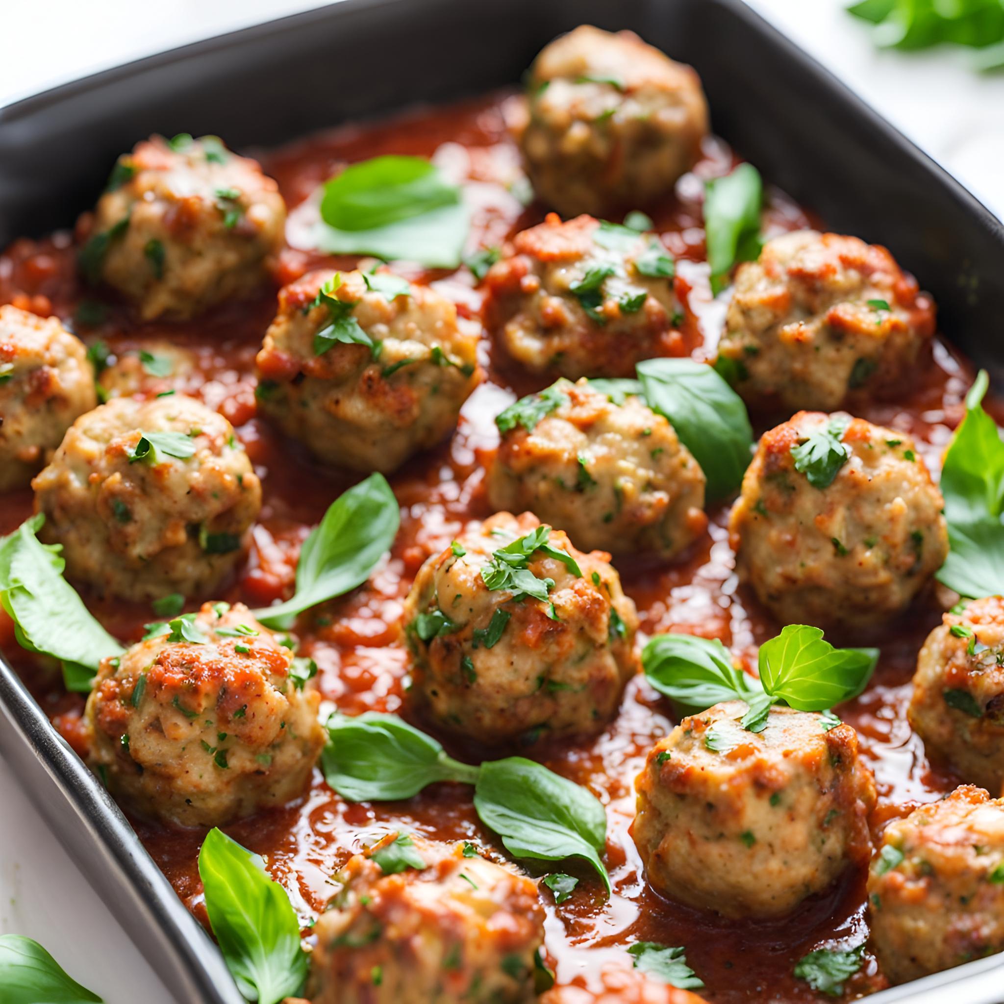 Flavorful Oven Baked Turkey Zucchini Meatballs Recipe | Cheff Recipes