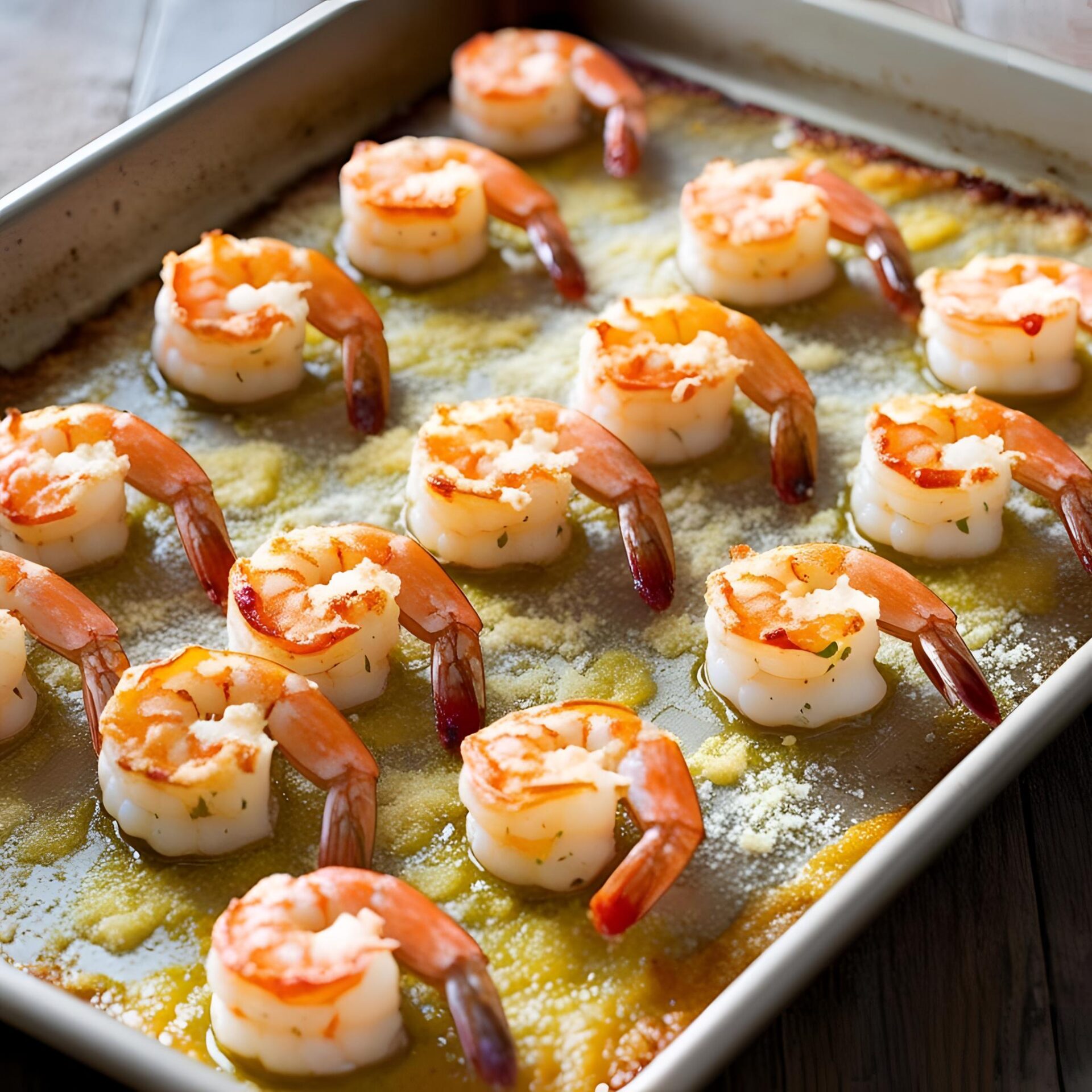 Garlic Parmesan Baked Shrimp Recipe | Cheff Recipes