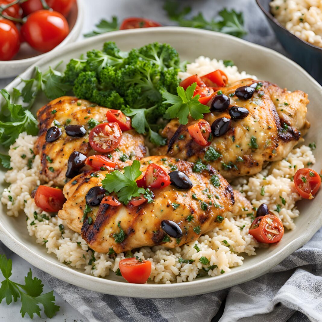 High Protein Mediterranean Chicken Recipe | Cheff Recipes