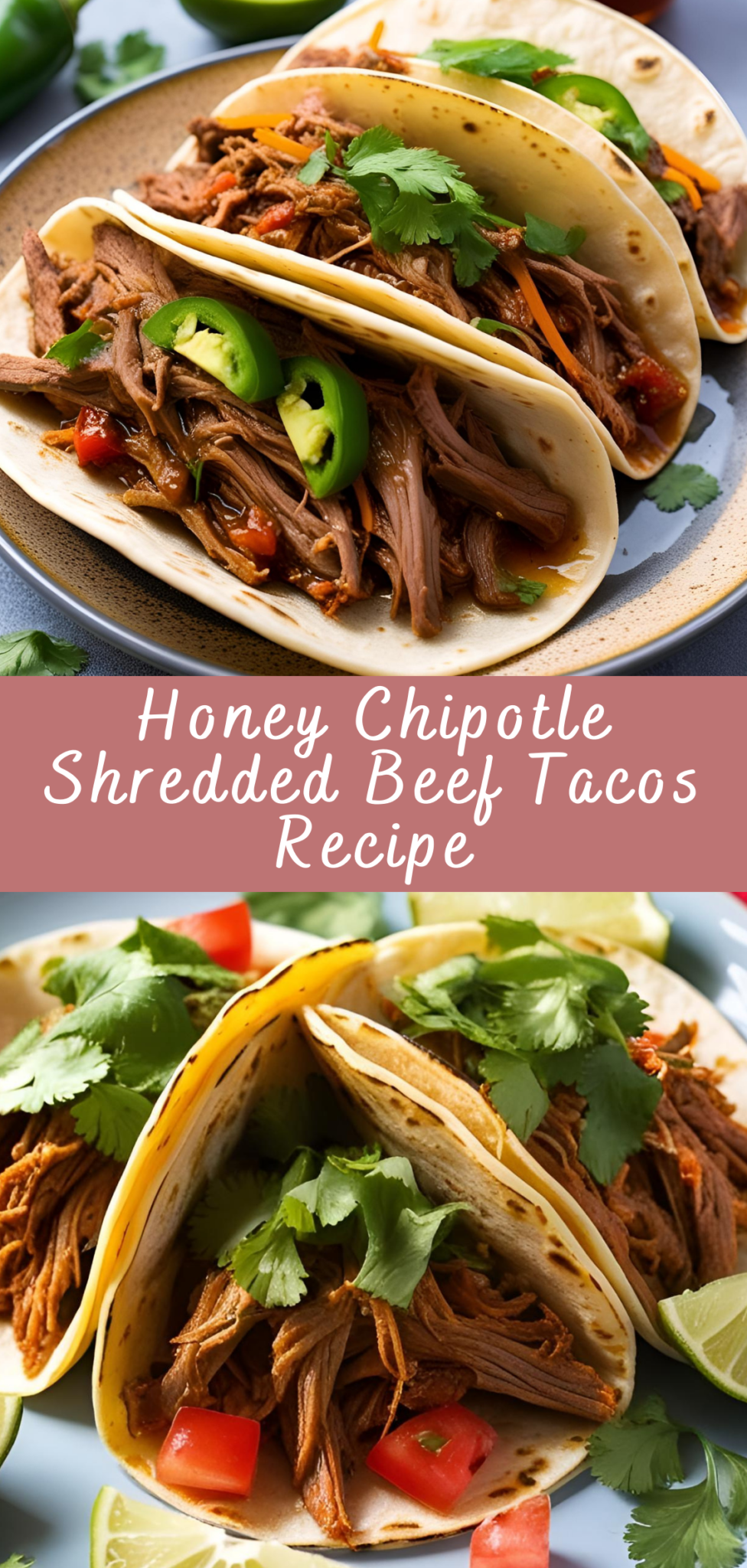 Honey Chipotle Shredded Beef Tacos Recipe | Cheff Recipes