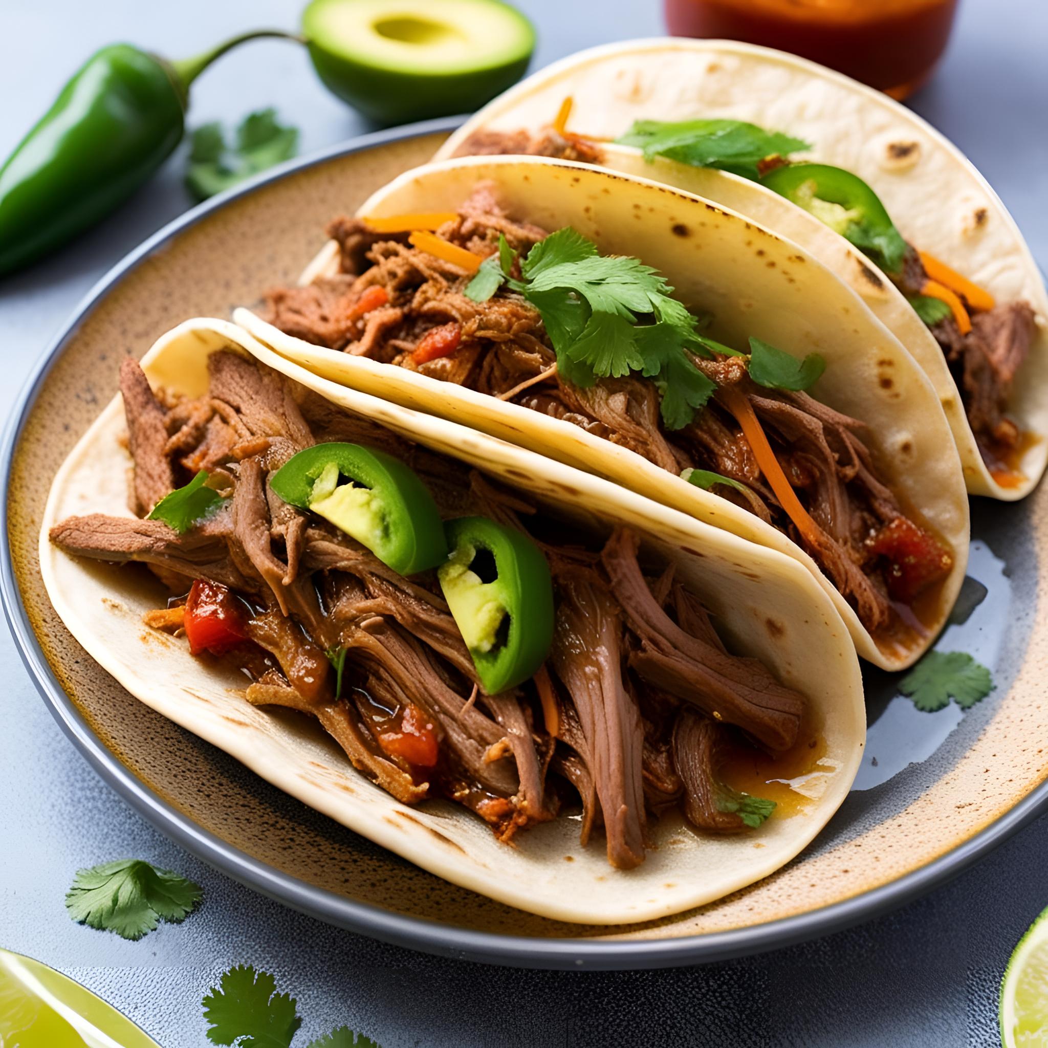 Honey Chipotle Shredded Beef Tacos Recipe | Cheff Recipes