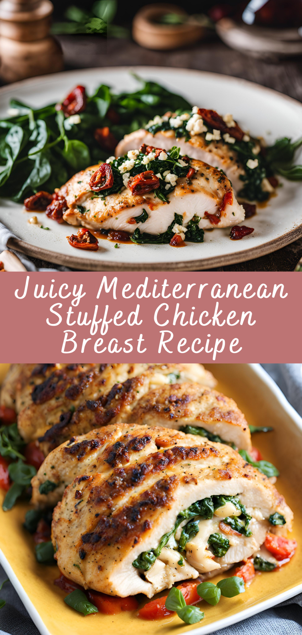 Juicy Mediterranean Stuffed Chicken Breast Recipe | Cheff Recipes