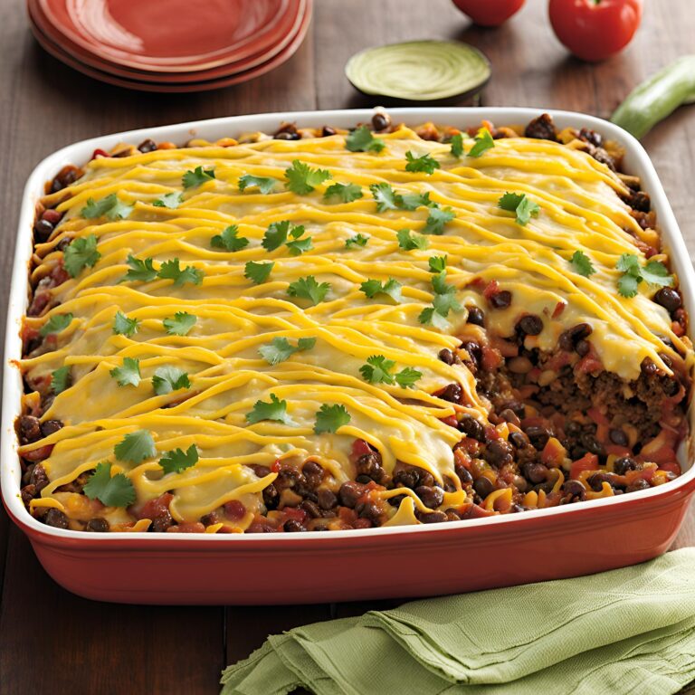 Layered Taco Bake Recipe | Cheff Recipes
