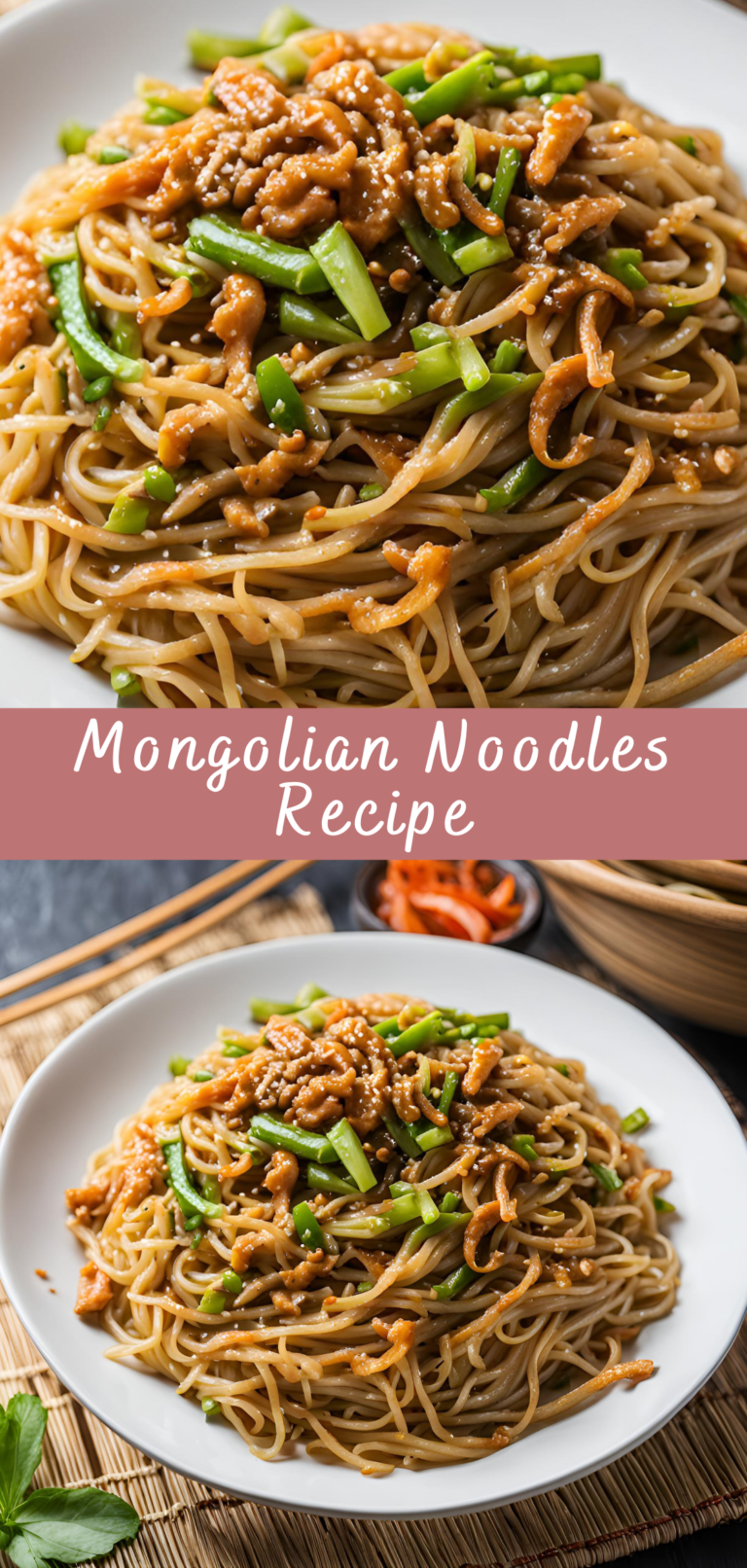 Mongolian Noodles Recipe | Cheff Recipes
