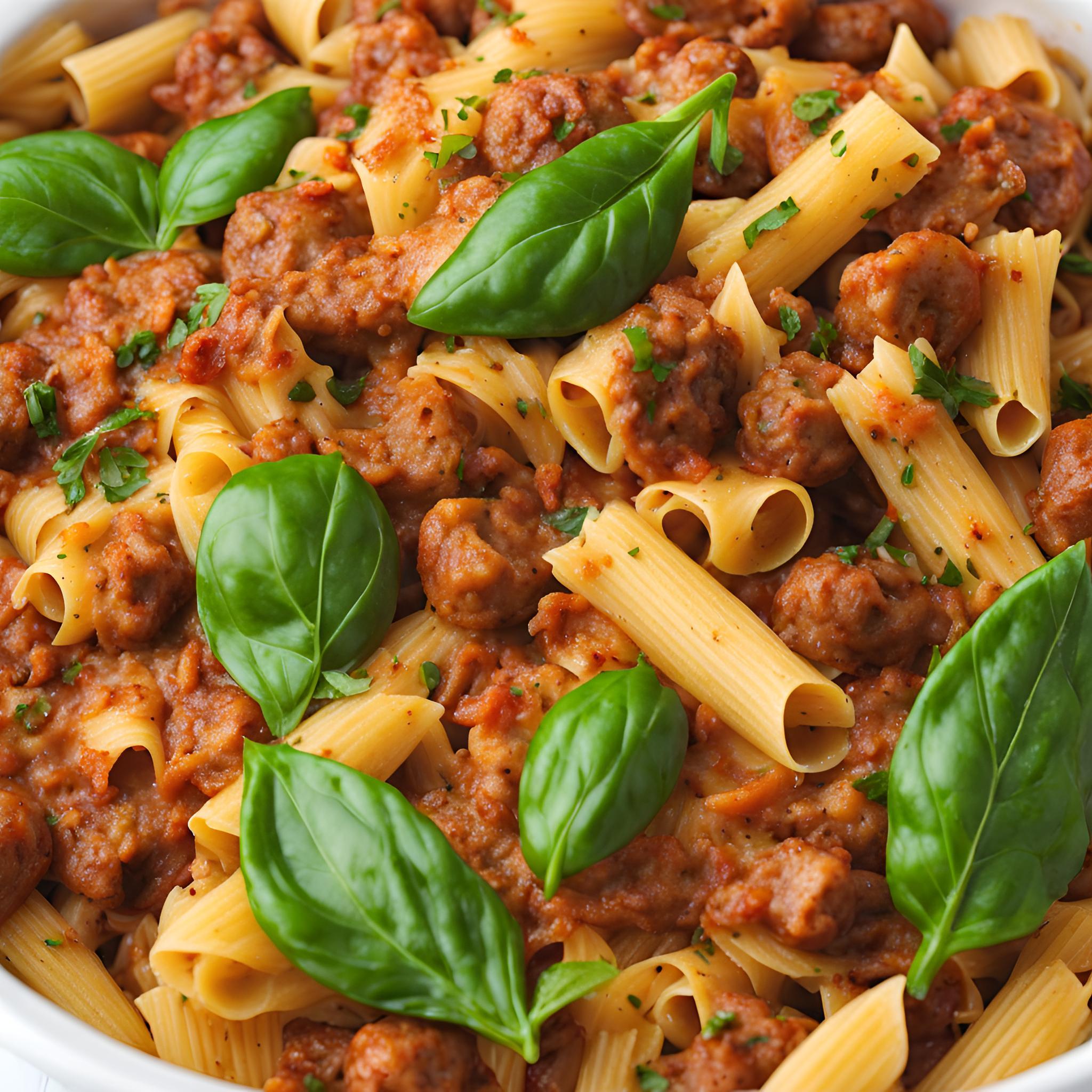 Spicy Italian Sausage Pasta Recipe | Cheff Recipes