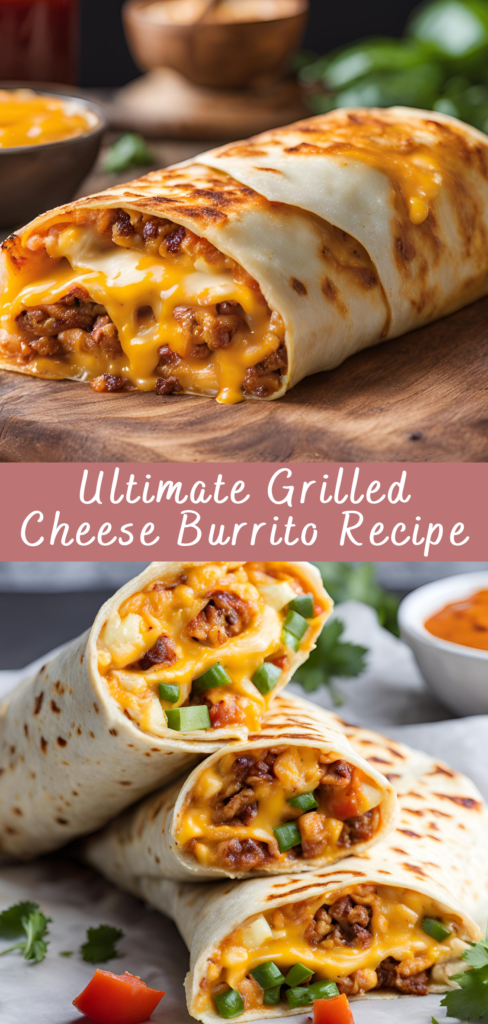 Ultimate Grilled Cheese Burrito Recipe | Cheff Recipes