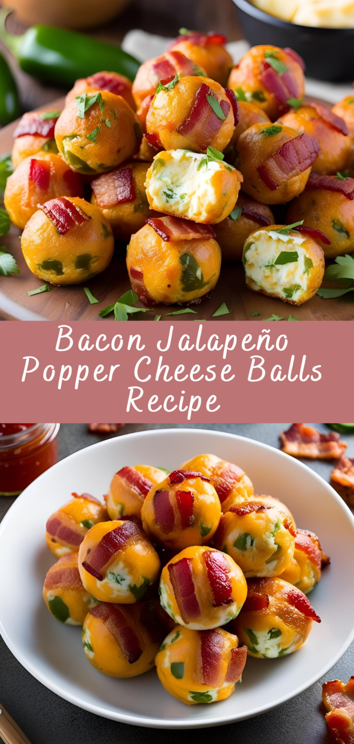 Bacon Jalapeño Popper Cheese Balls Recipe | Cheff Recipes