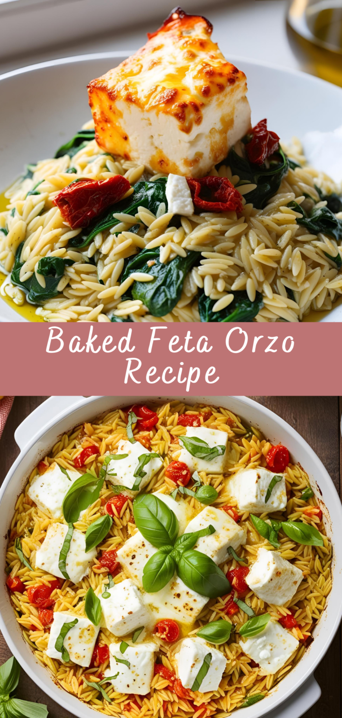 Baked Feta Orzo Recipe | Cheff Recipes