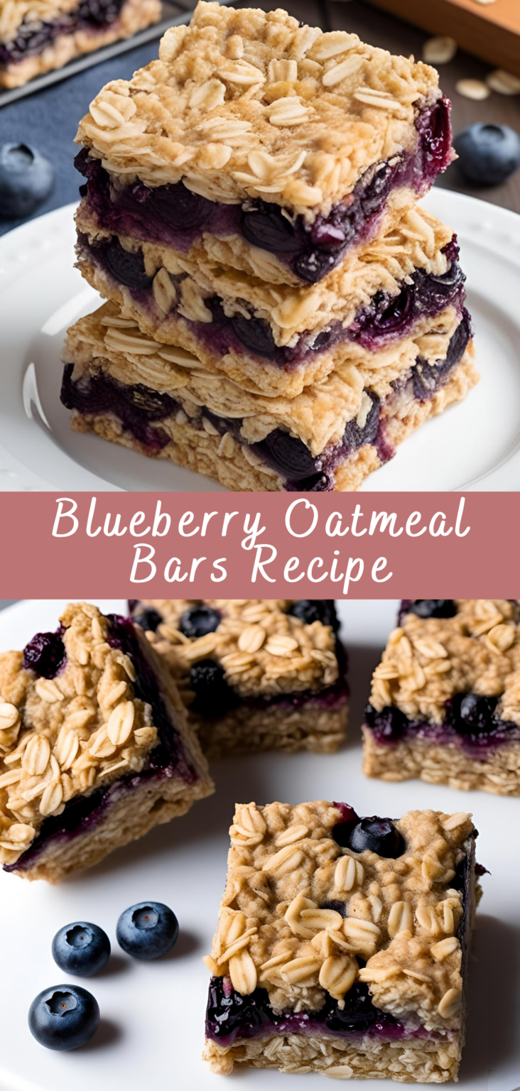 Blueberry Oatmeal Bars Recipe | Cheff Recipes
