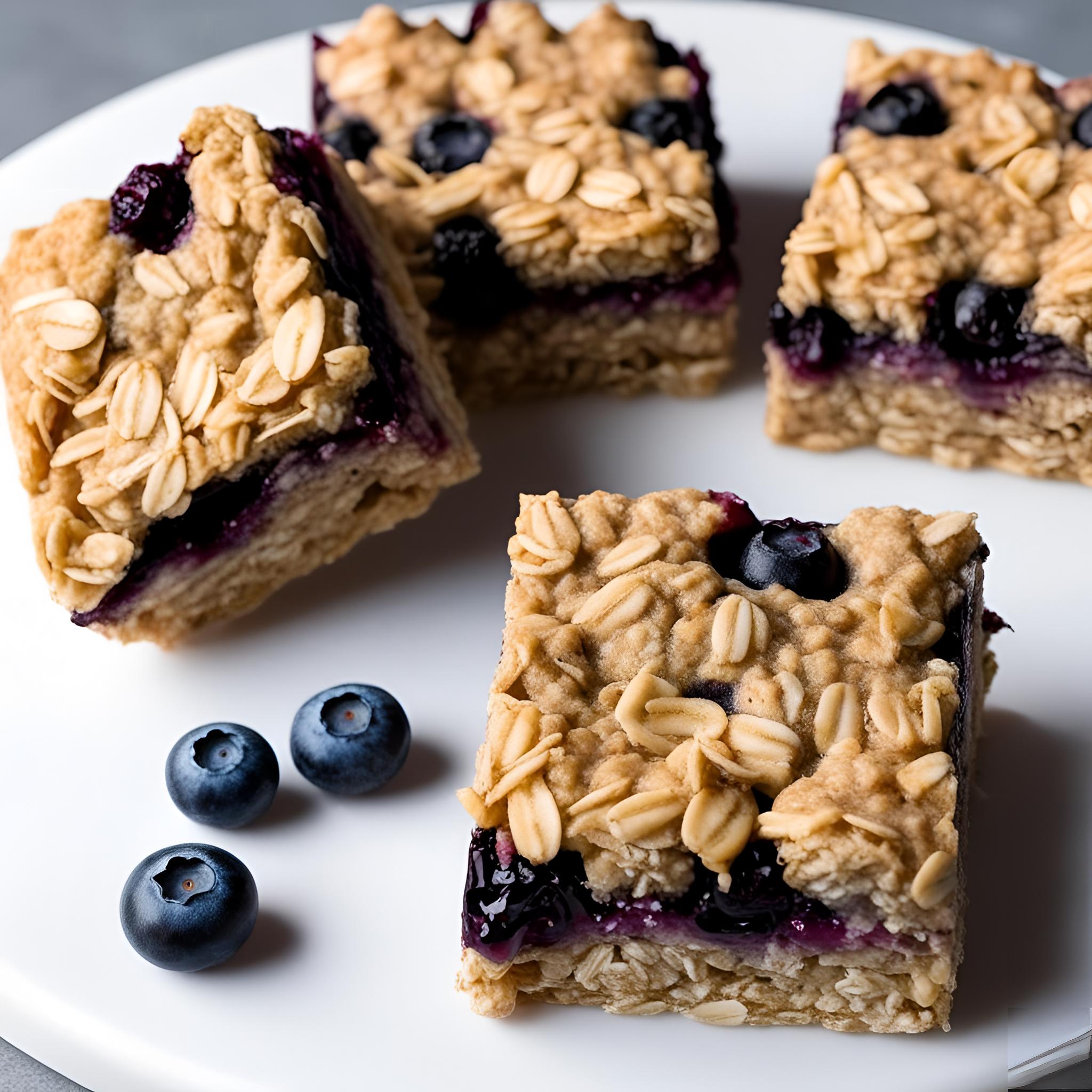 Blueberry Oatmeal Bars Recipe | Cheff Recipes