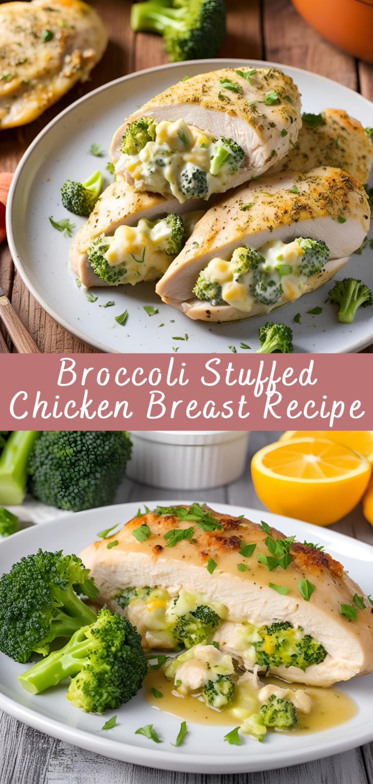 Broccoli Stuffed Chicken Breast Recipe | Cheff Recipes