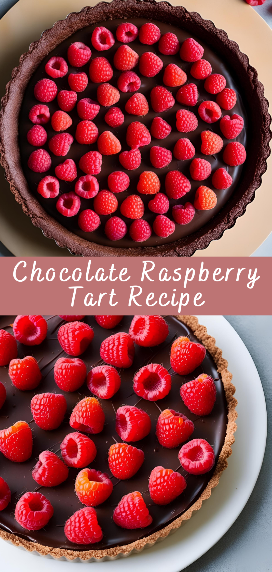 Chocolate Raspberry Tart Recipe | Cheff Recipes