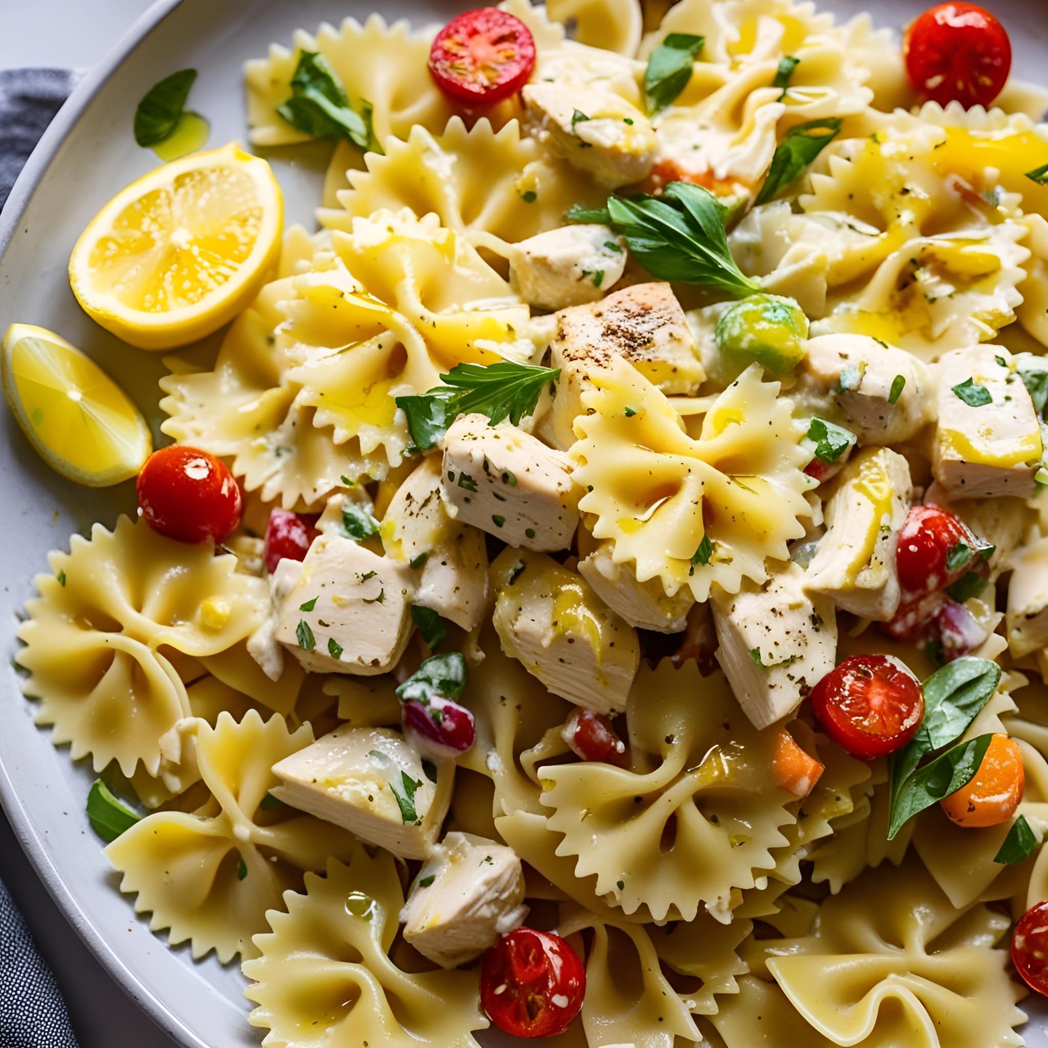 Creamy Lemon Chicken Bowties Recipe | Cheff Recipes