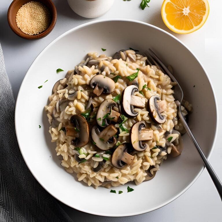 Creamy Mushroom Risotto Recipe | Cheff Recipes