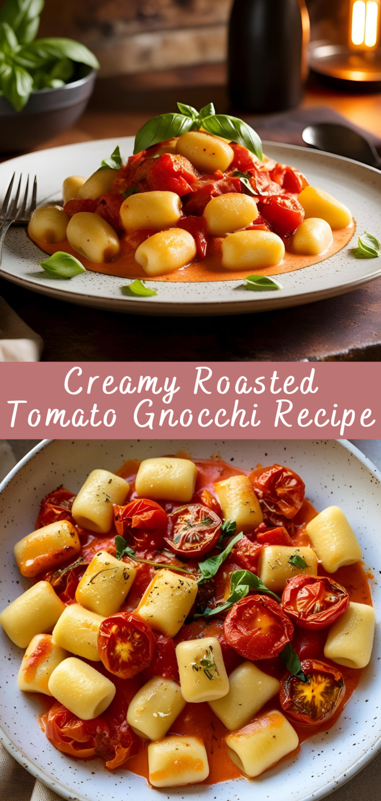 Creamy Roasted Tomato Gnocchi Recipe | Cheff Recipes