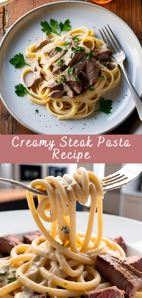 Creamy Steak Pasta Recipe | Cheff Recipes