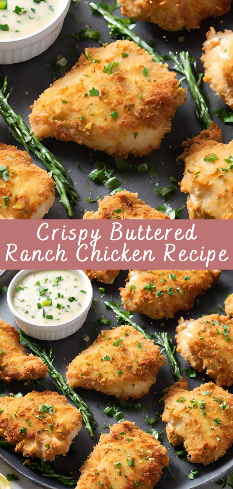 Crispy Buttered Ranch Chicken Recipe | Cheff Recipes