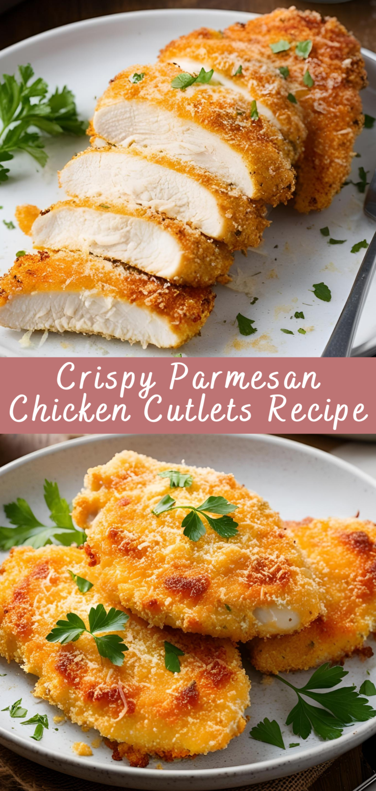 Crispy Parmesan Chicken Cutlets Recipe | Cheff Recipes