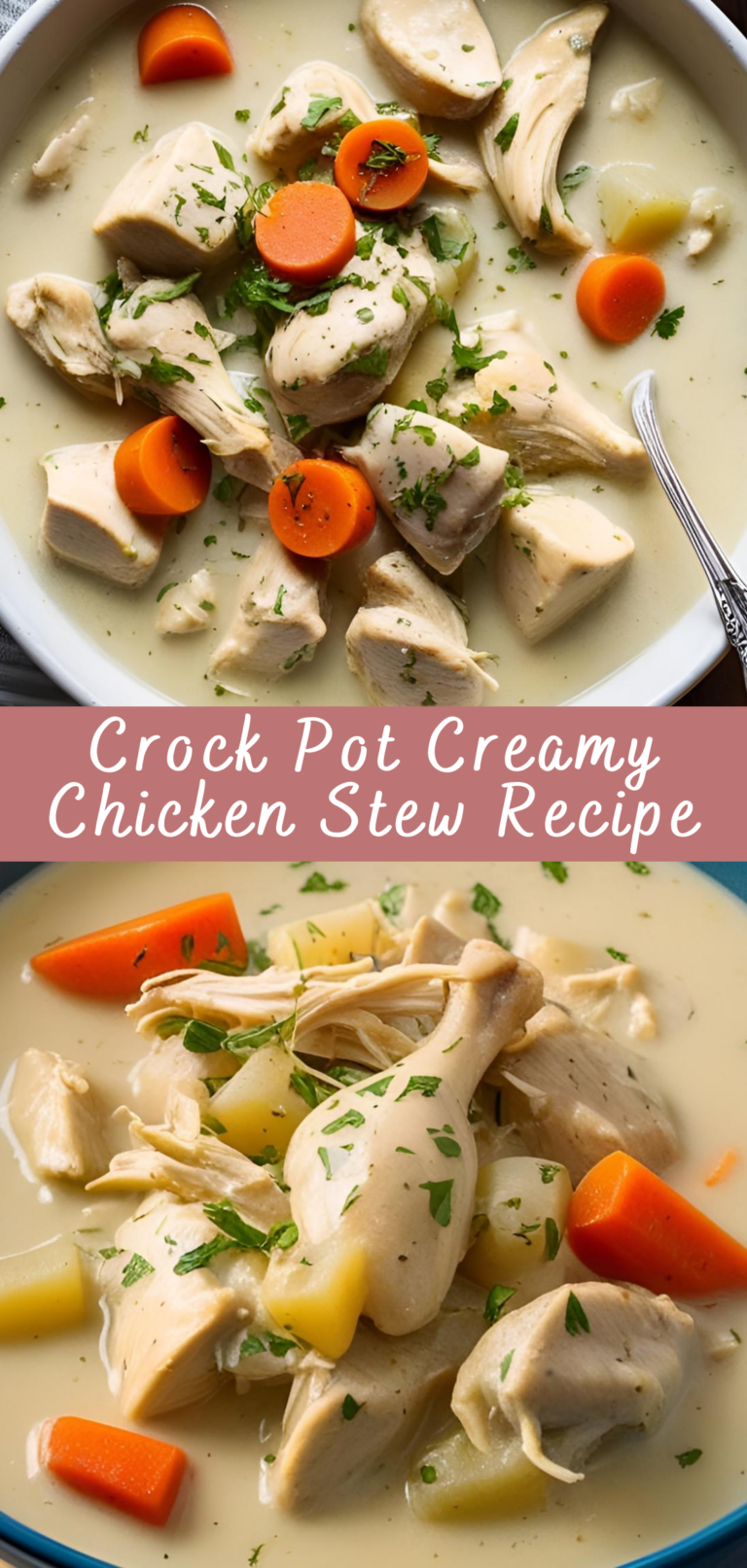 Crock Pot Creamy Chicken Stew Recipe | Cheff Recipes