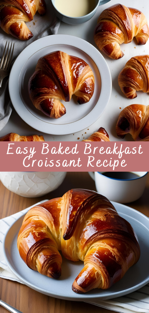 Easy Baked Breakfast Croissant Recipe | Cheff Recipes