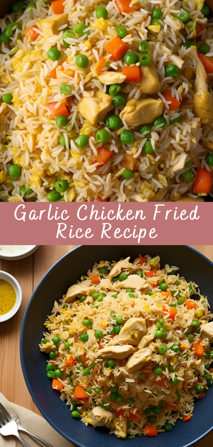 Garlic Chicken Fried Rice Recipe | Cheff Recipes