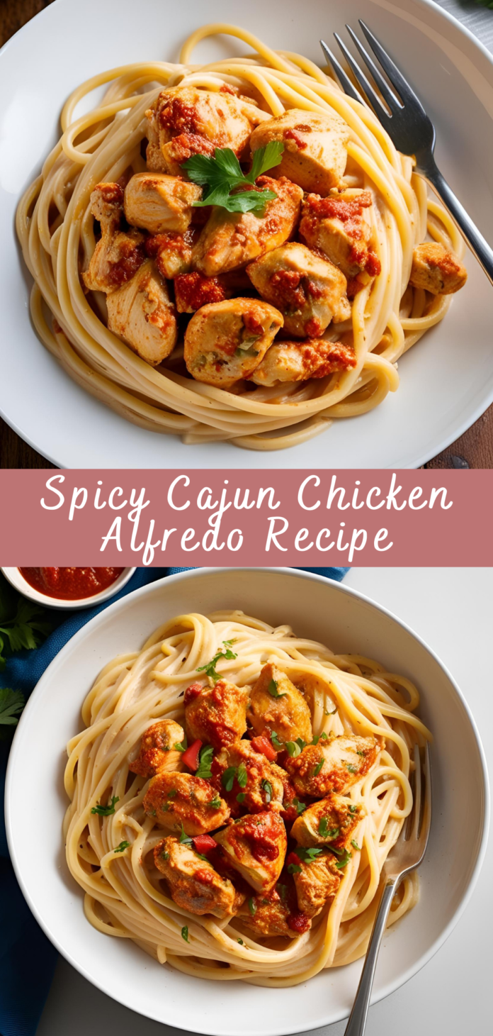 Spicy Cajun Chicken Alfredo Recipe | Cheff Recipes