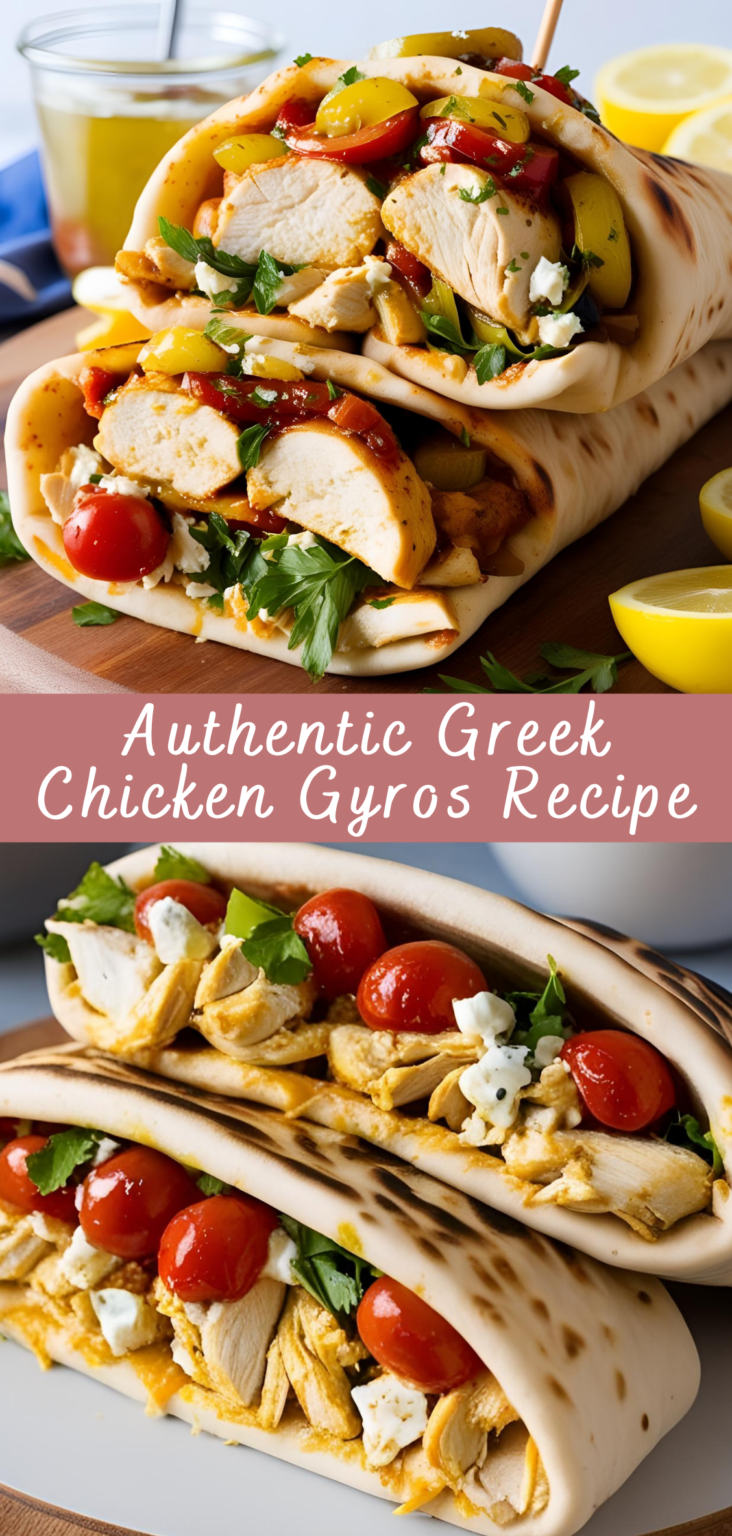 Authentic Greek Chicken Gyros Recipe | Cheff Recipes
