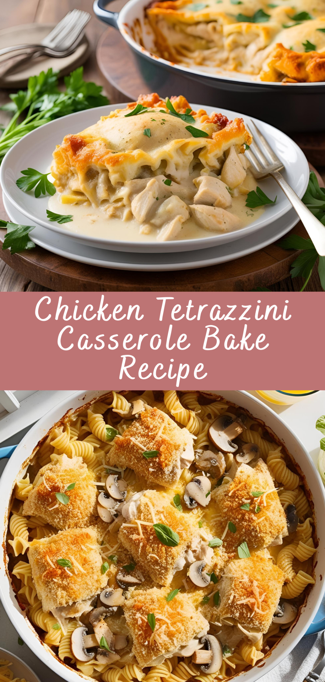 Chicken Tetrazzini Casserole Bake Recipe | Cheff Recipes