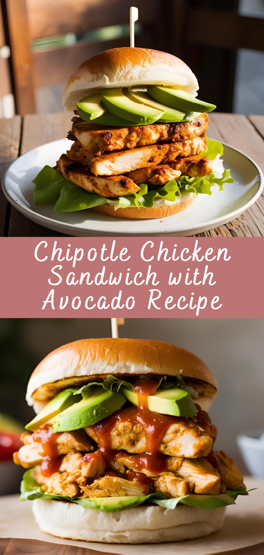 Chipotle Chicken Sandwich with Avocado Recipe | Cheff Recipes