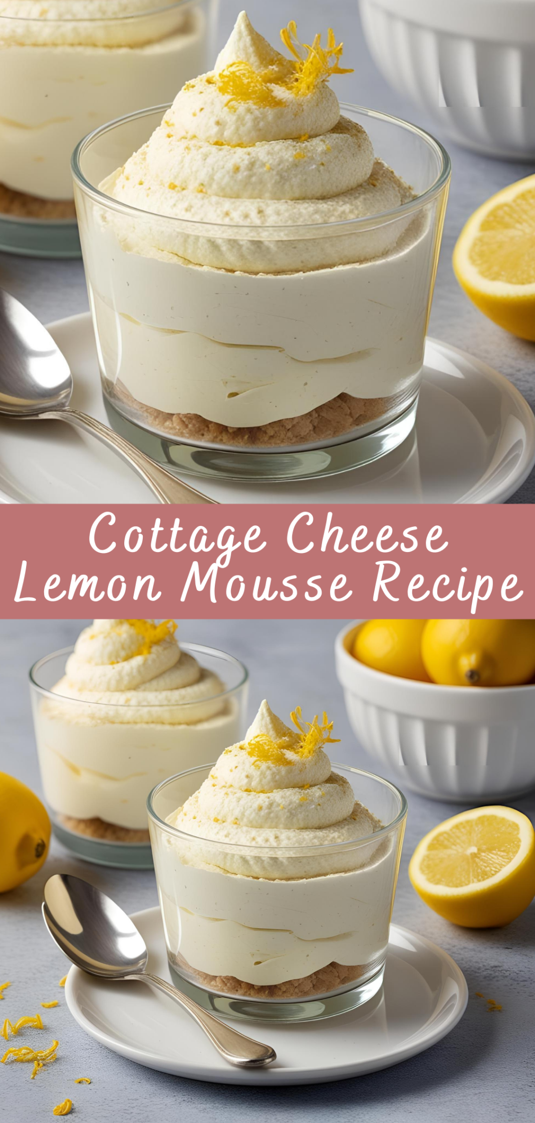 Cottage Cheese Lemon Mousse Recipe | Cheff Recipes
