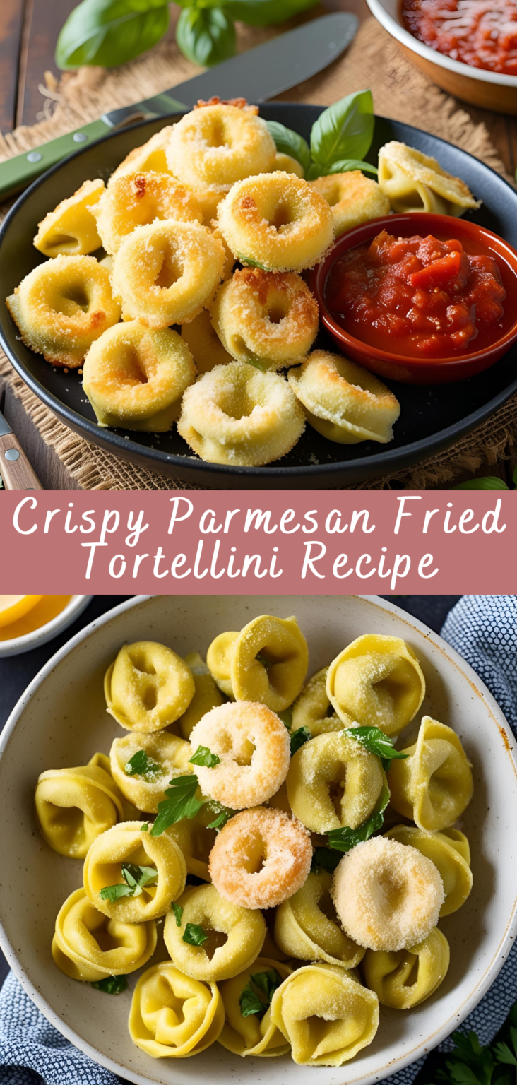 Crispy Parmesan Fried Tortellini Recipe | Cheff Recipes