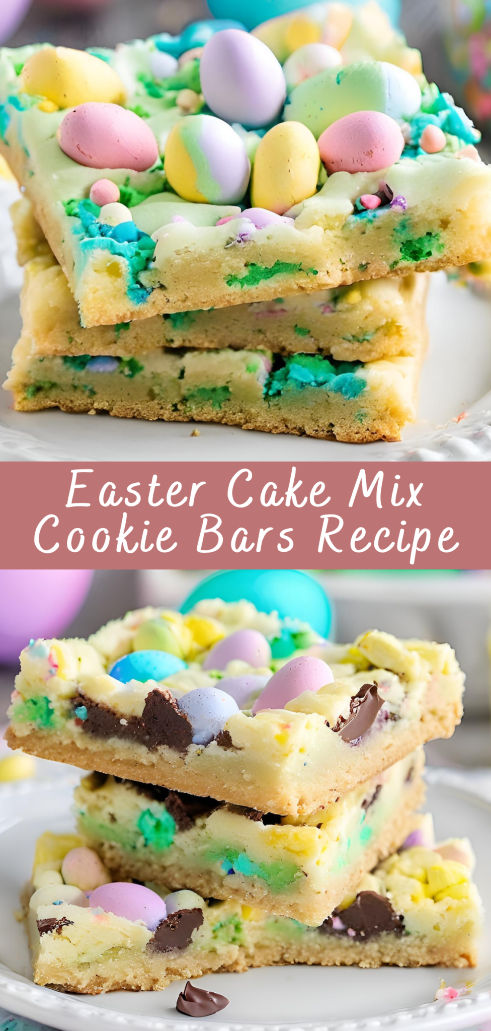Easter Cake Mix Cookie Bars Recipe | Cheff Recipes