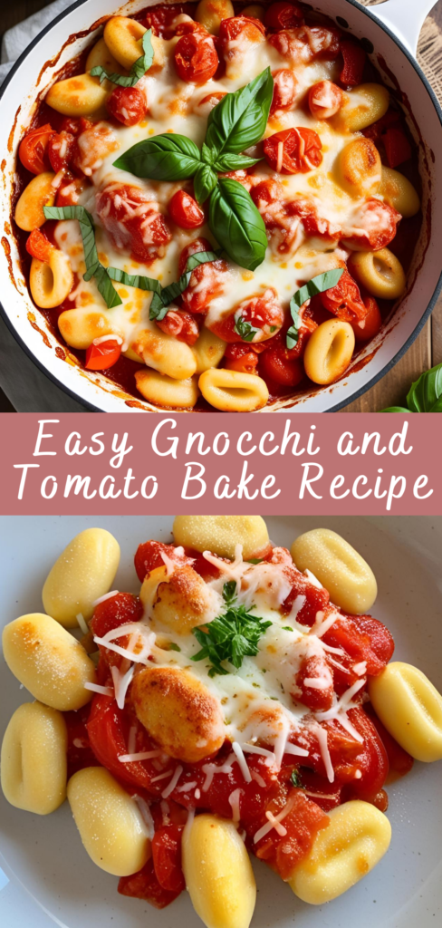 Easy Gnocchi and Tomato Bake Recipe | Cheff Recipes