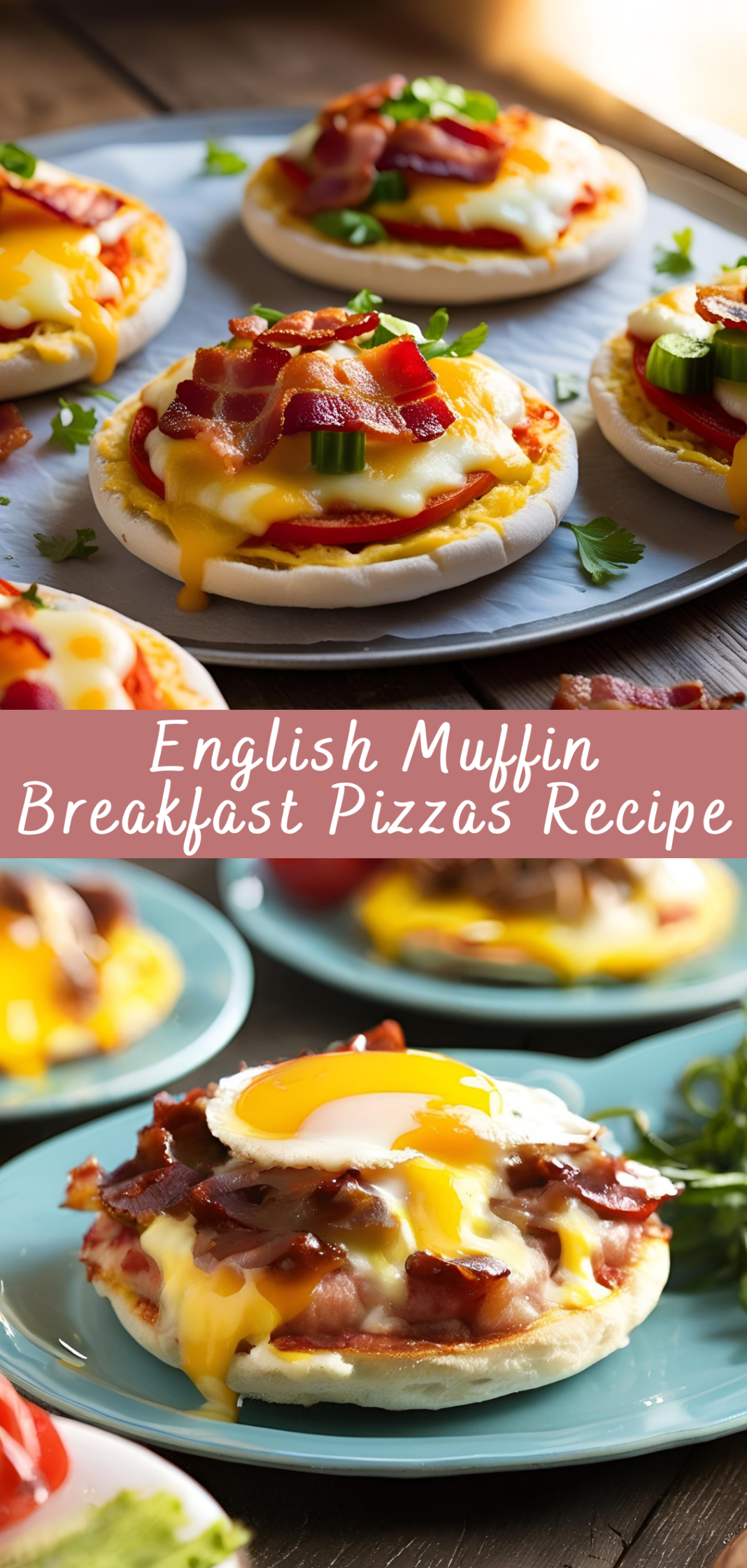 English Muffin Breakfast Pizzas Recipe | Cheff Recipes