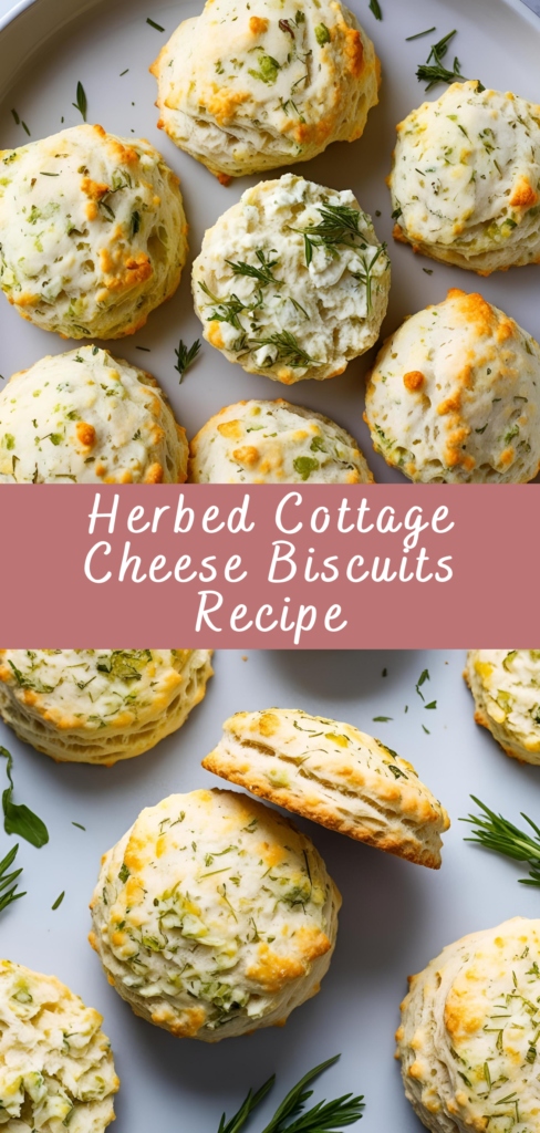 Herbed Cottage Cheese Biscuits Recipe | Cheff Recipes