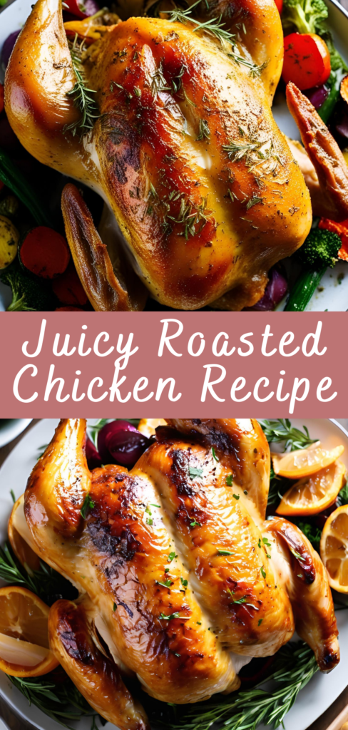 Juicy Roasted Chicken Recipe | Cheff Recipes