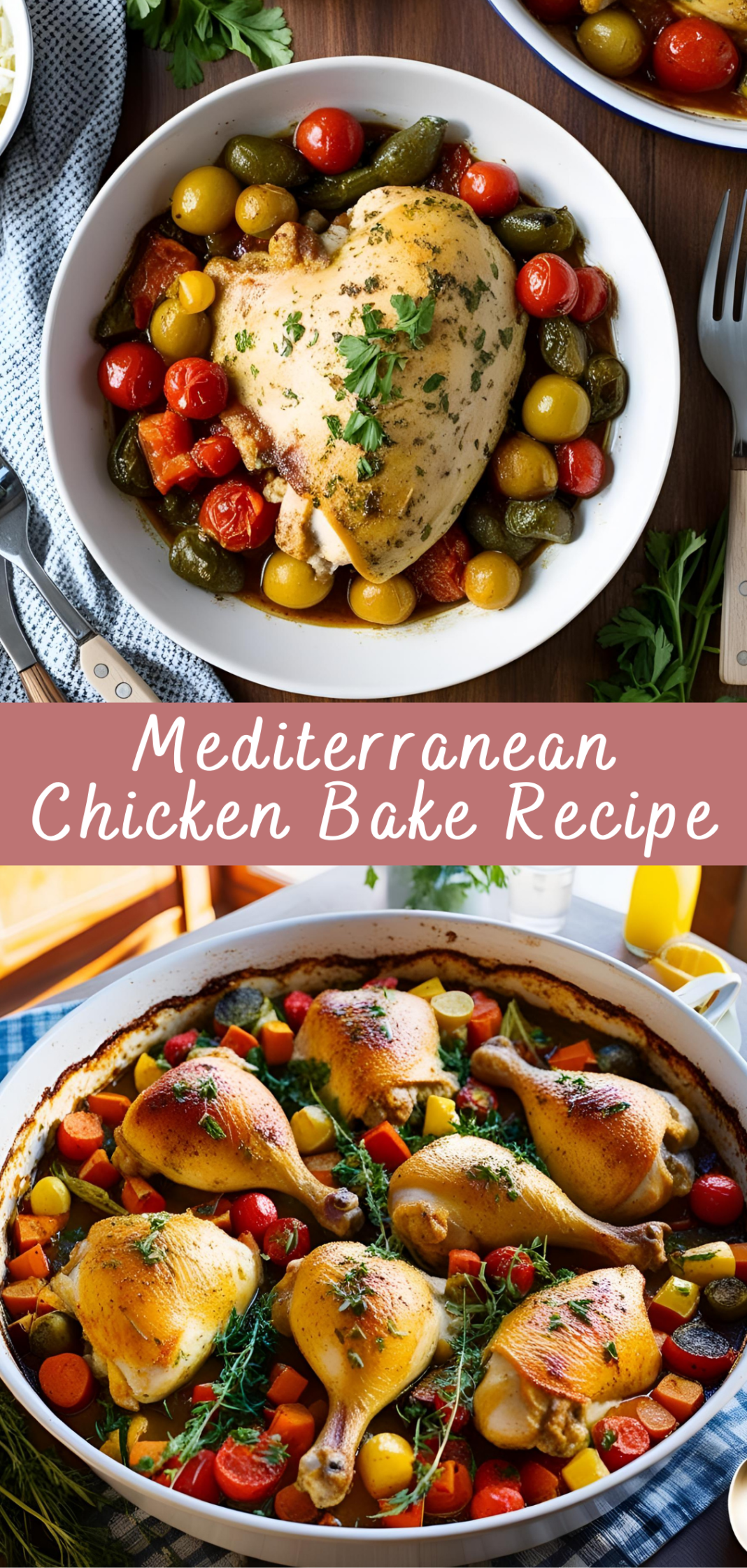 Mediterranean Chicken Bake Recipe | Cheff Recipes