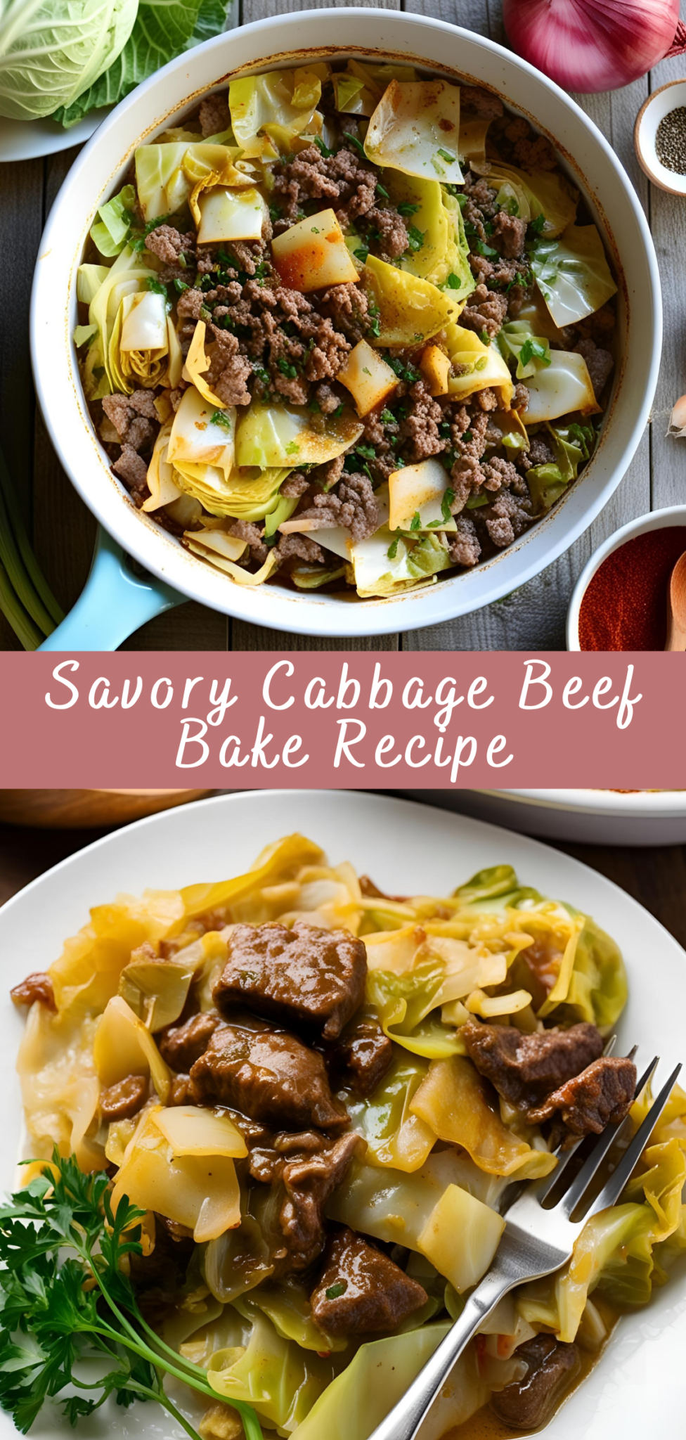 Savory Cabbage Beef Bake Recipe | Cheff Recipes