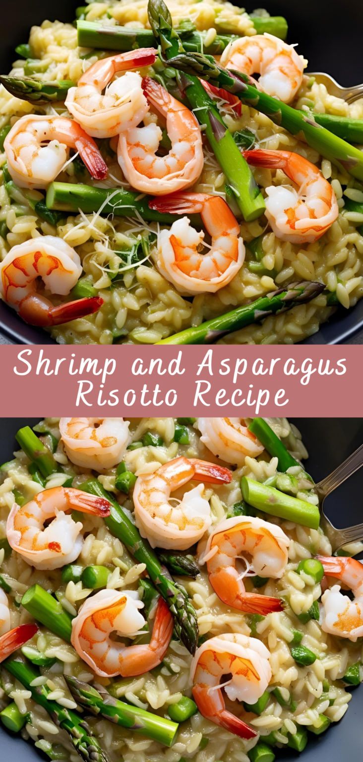 Shrimp and Asparagus Risotto Recipe | Cheff Recipes